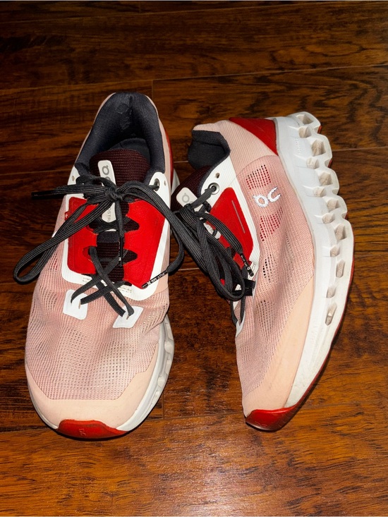 On Running | Shoes | On Running Cloudstratus Sneakers Pink White And ...